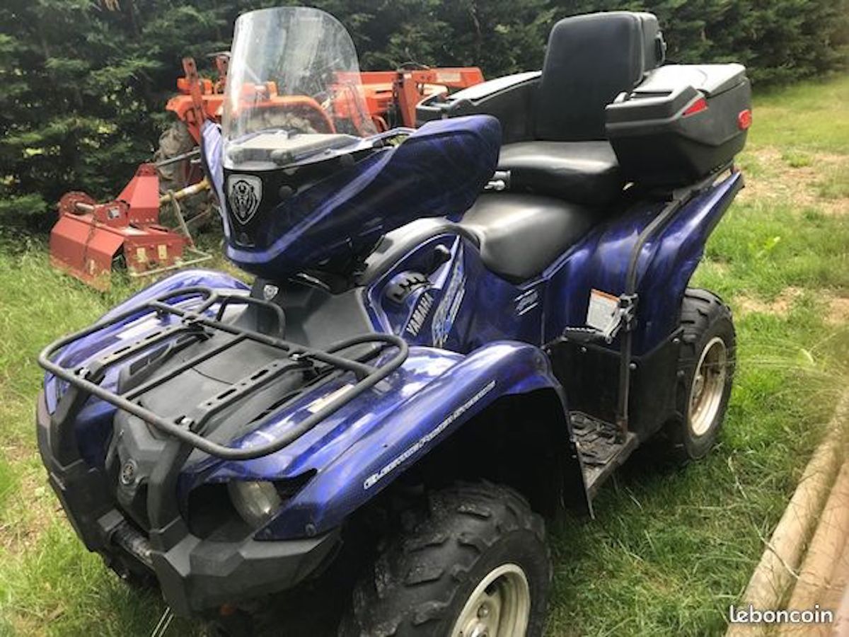 Quad Yamaha 700 Grizzly EFI en très bon état à vendre - Le coin des mushers